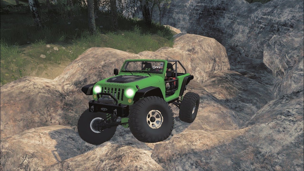 MudRunner Mod Release Frog's 2017 Jeep Trailcat - YouTube