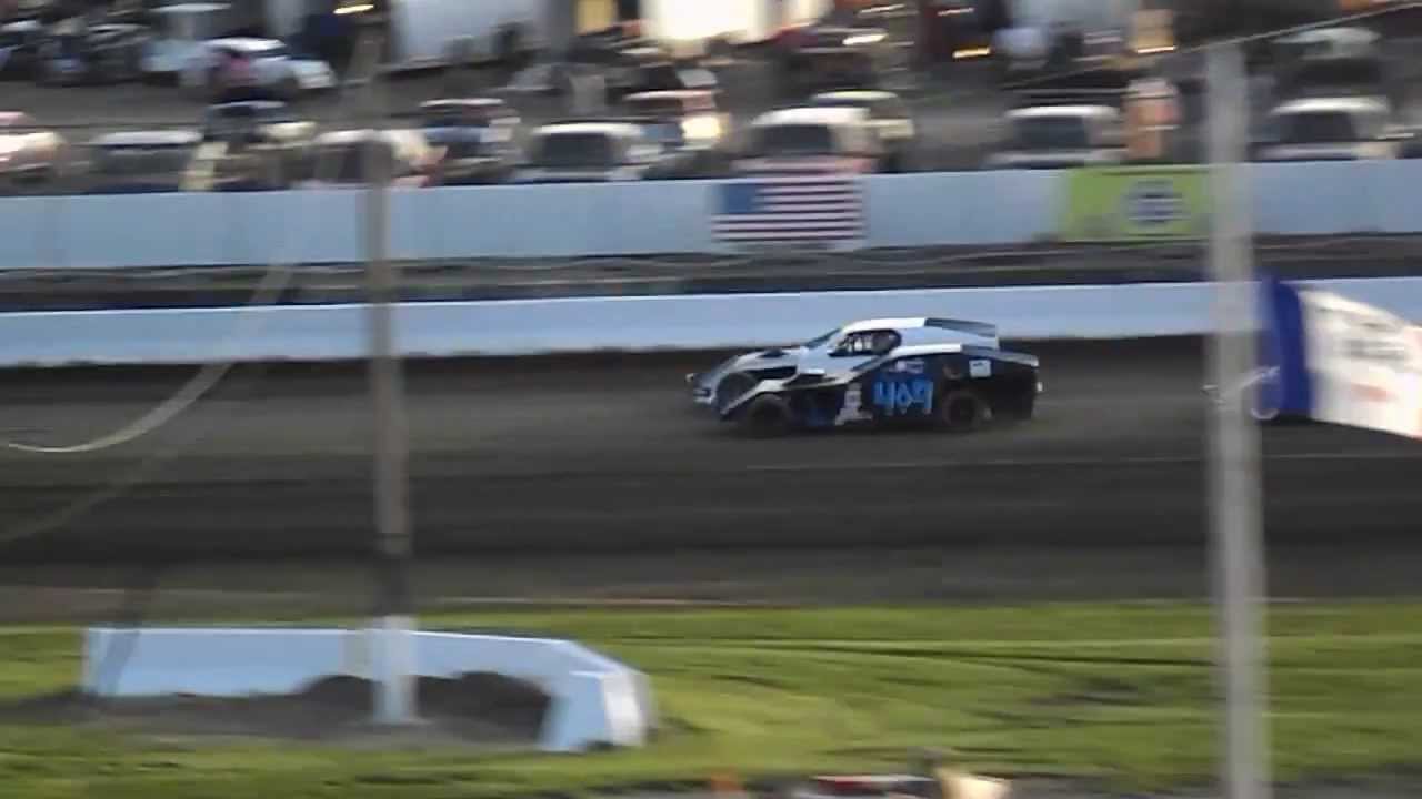 imca modified 34 raceway heat 5-18-13 - YouTube