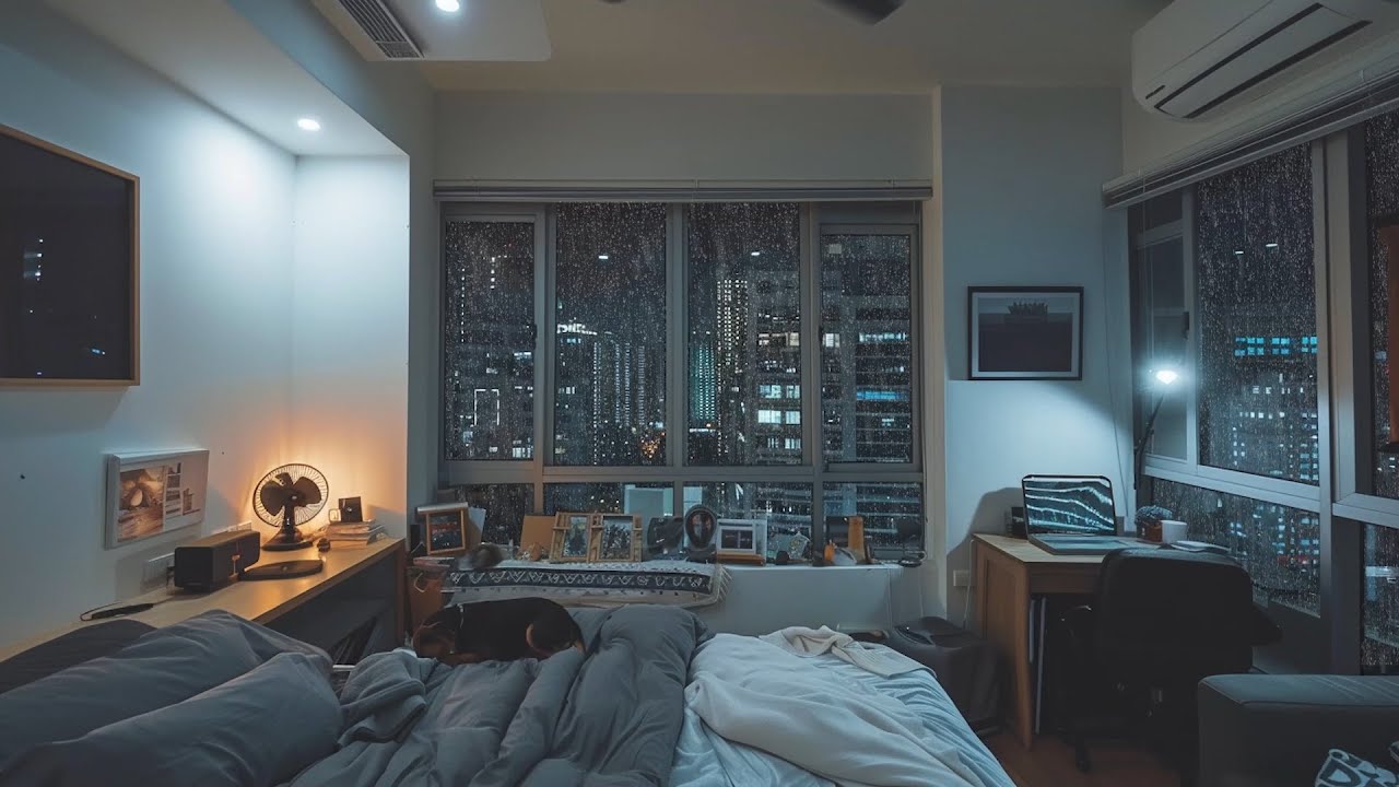 Gentle Rain Sounds on a Window Pane for Sleep, Focus, and Ultimate ...