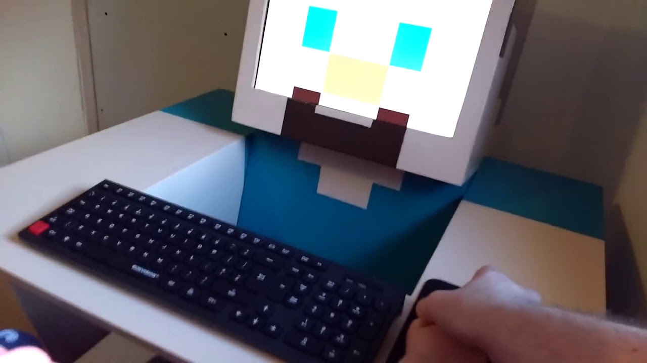 Minecraft Computer | Dad makes a computer for his son (MWL) - YouTube