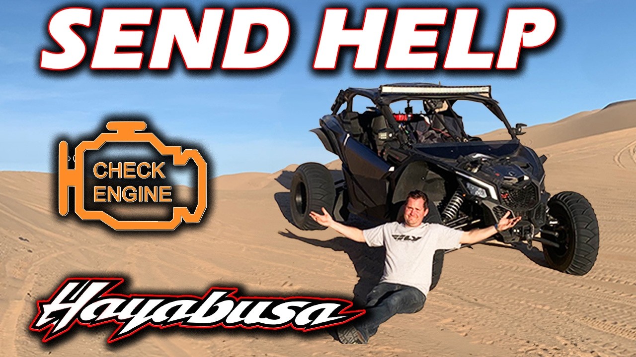 Custom Built Hayabusa Swapped Can Am X3 - Day 4 at Glamis - YouTube