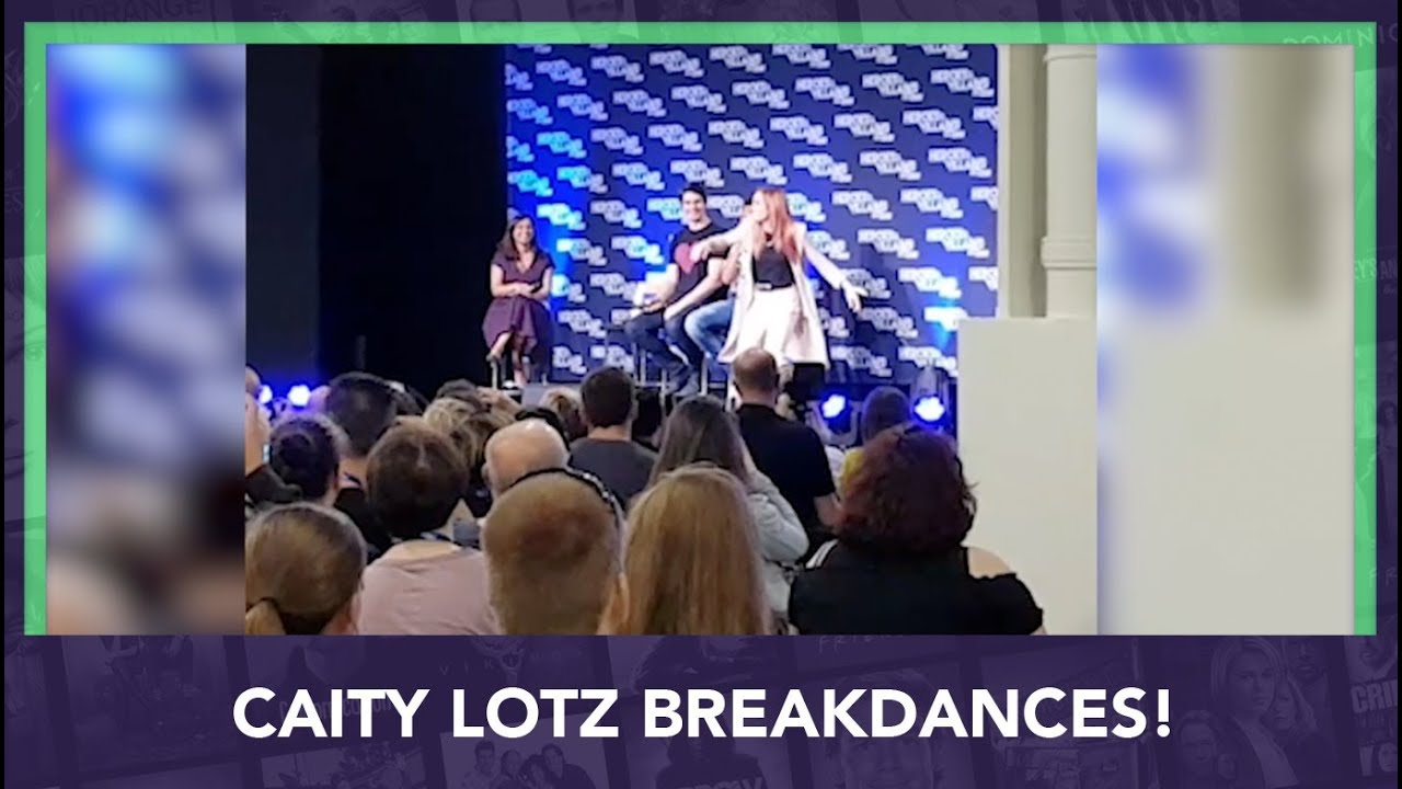Heroes & Villains Fan Fest - Caity Lotz break dancing - YouTube