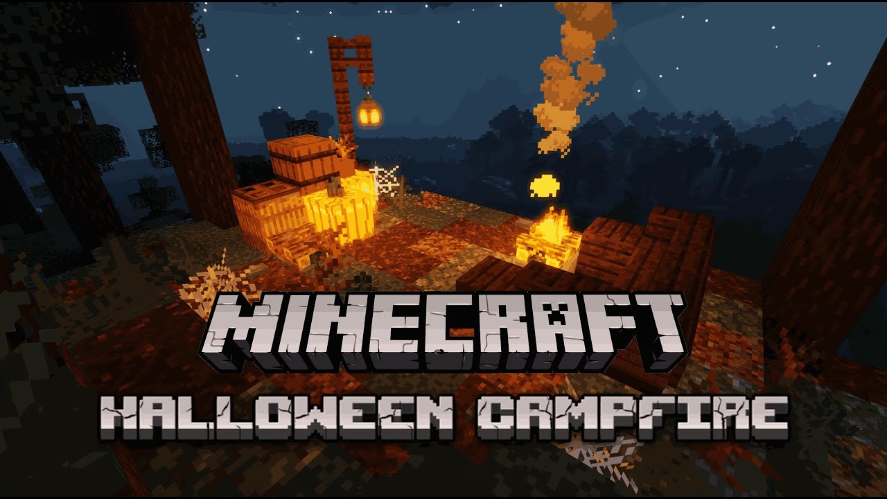 🔥 Minecraft Campfire Ambience w/ Crackling Fire | 4 Hours - YouTube
