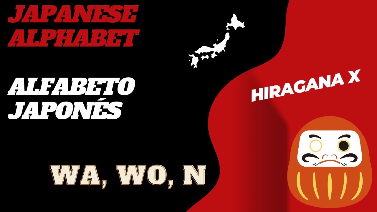 The Japanese Alphabet/ Alfabeto Japonés. Wa (わ) Wo (を) N (ん) - YouTube