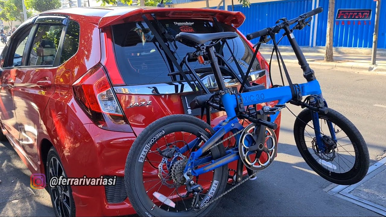 RAK SEPEDA MOBIL | BIKE CARRIER | FERRARI VARIASI SURABAYA - YouTube