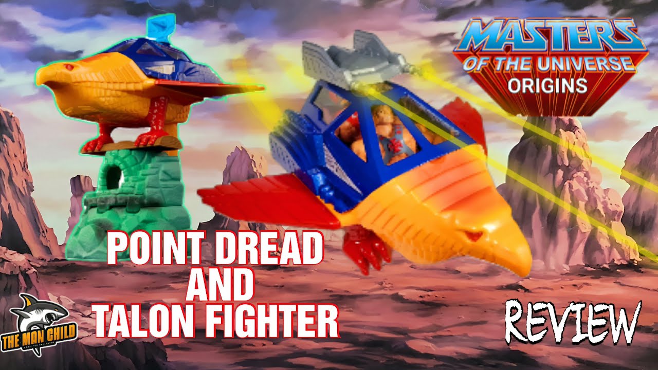 Masters of the Universe Origins Point Dread and Talon Fighter box set ...