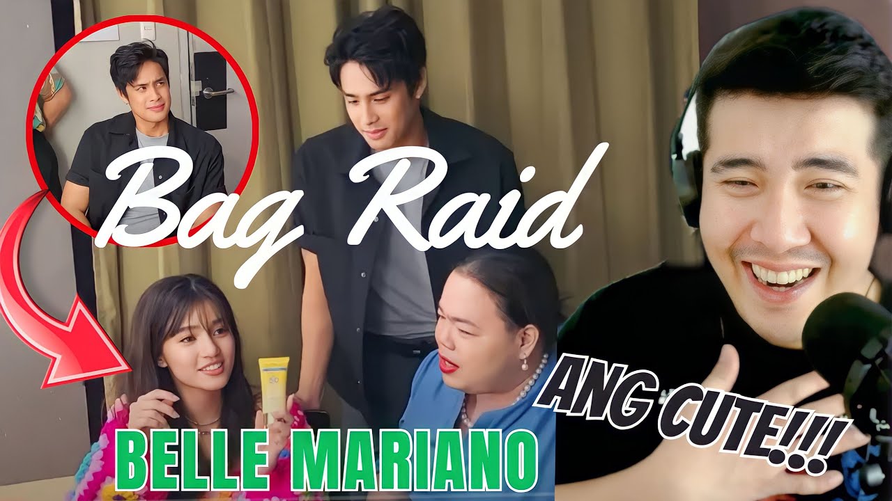 [REACTION] DONBELLE | BAG RAID with Belle Mariano | Darla Sauler - YouTube