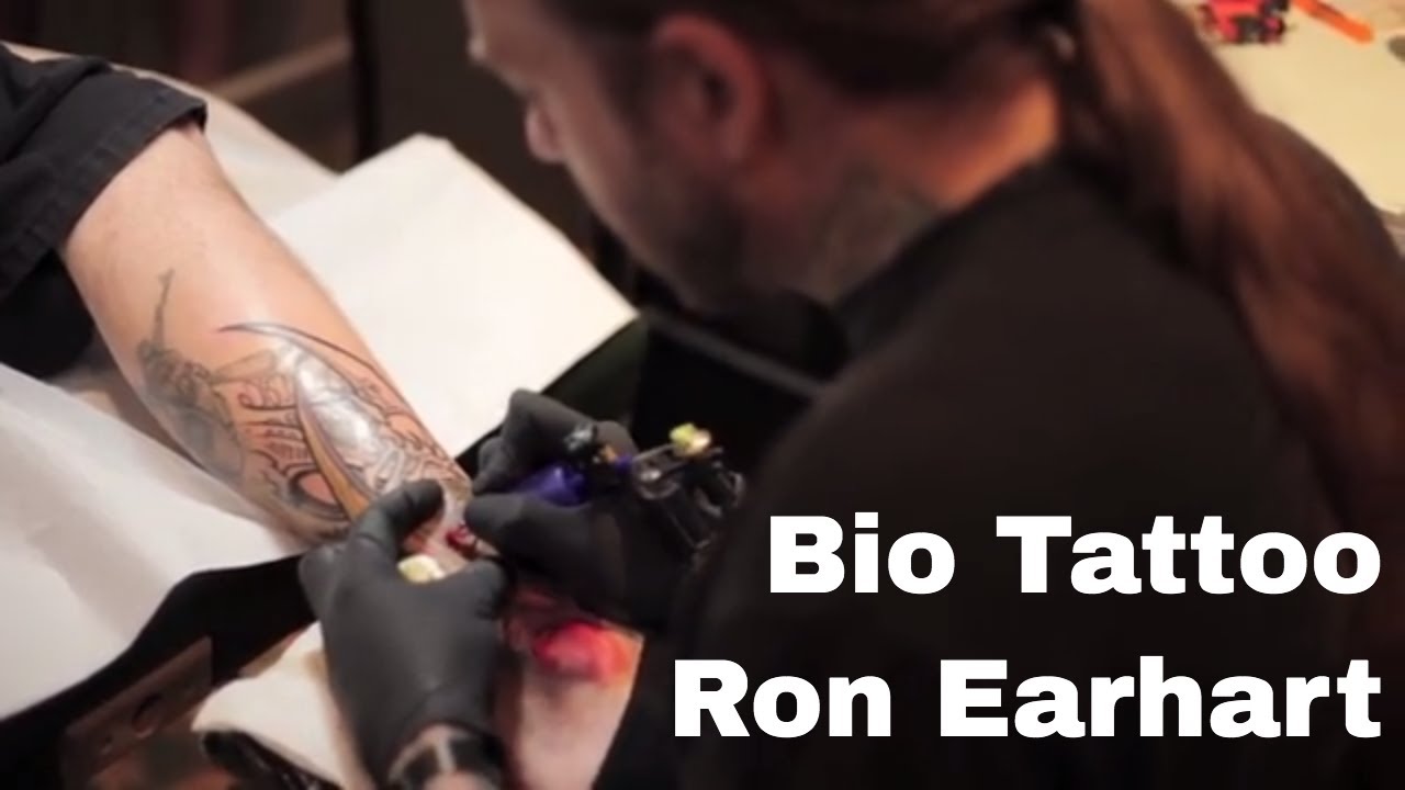 Ron Earhart Tattoos Bio Organic at Paradise Tattoo Gathering 2013 - YouTube