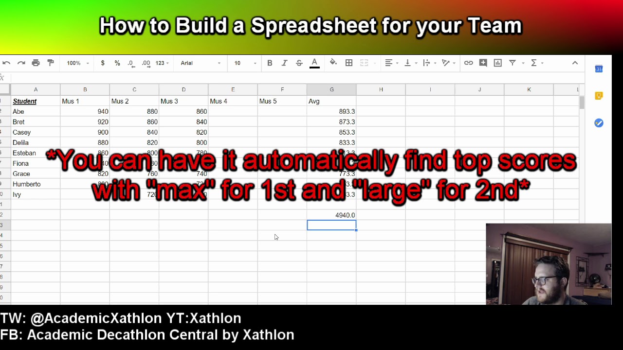 How to build a spreadsheet for your team - YouTube