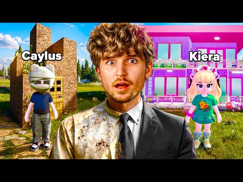 GIRLFRIEND vs BOYFRIEND Build Battle in HearTopia!