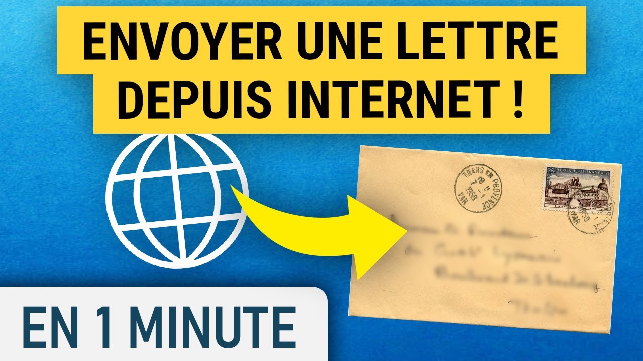 Envoyer une lettre par courrier depuis son ordinateur - YouTube