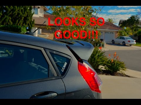 FIESTA ST WING RISER INSTALL!! - YouTube