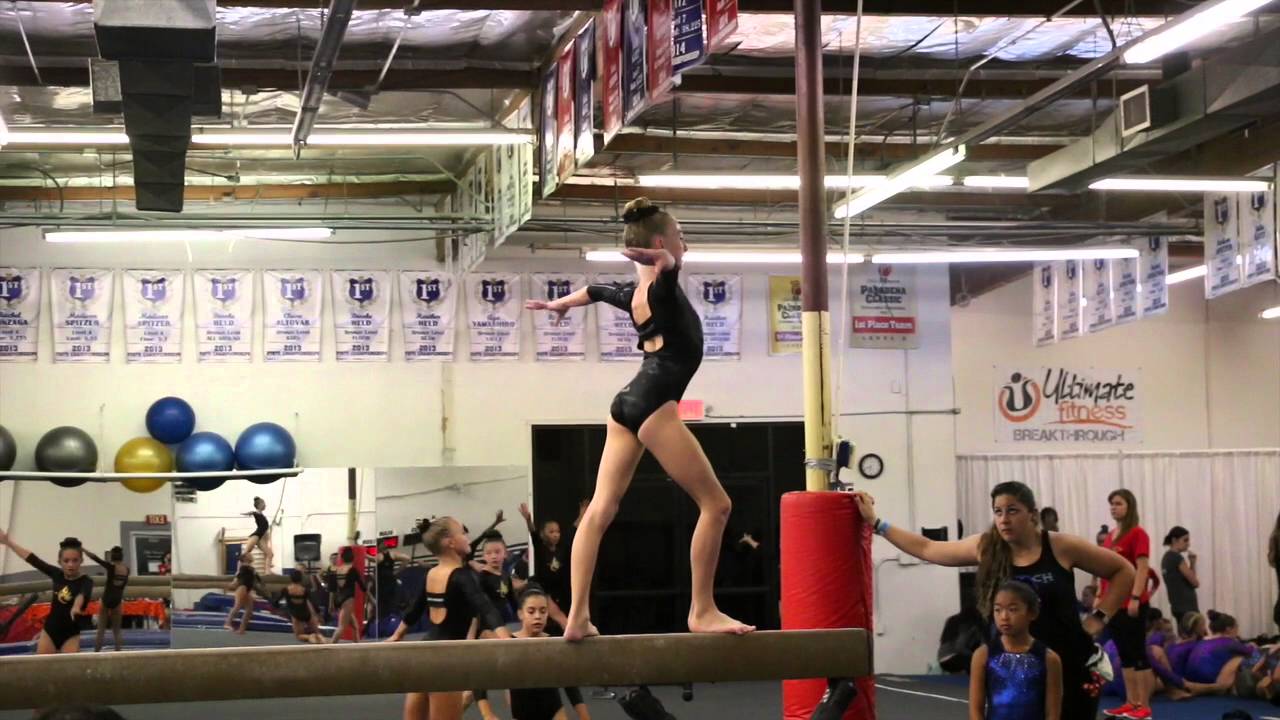 Skylar Ruffner 3rd Beam 3rd Prelim 2015 Wildfire Gymnast Level 4 - YouTube