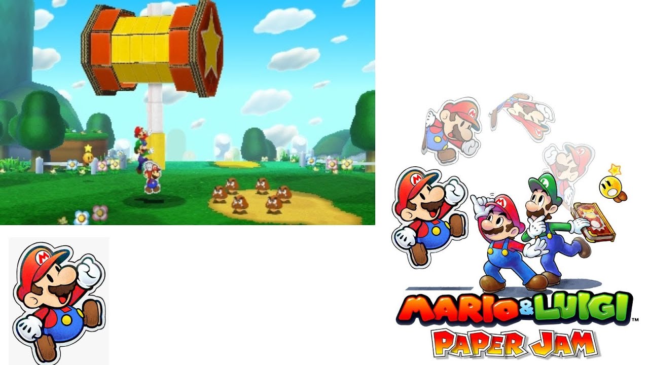 Mario & Luigi: Paper Jam. PAPER MARIO ARRIVES FROM THE AIR!!!!!!! - Ep ...