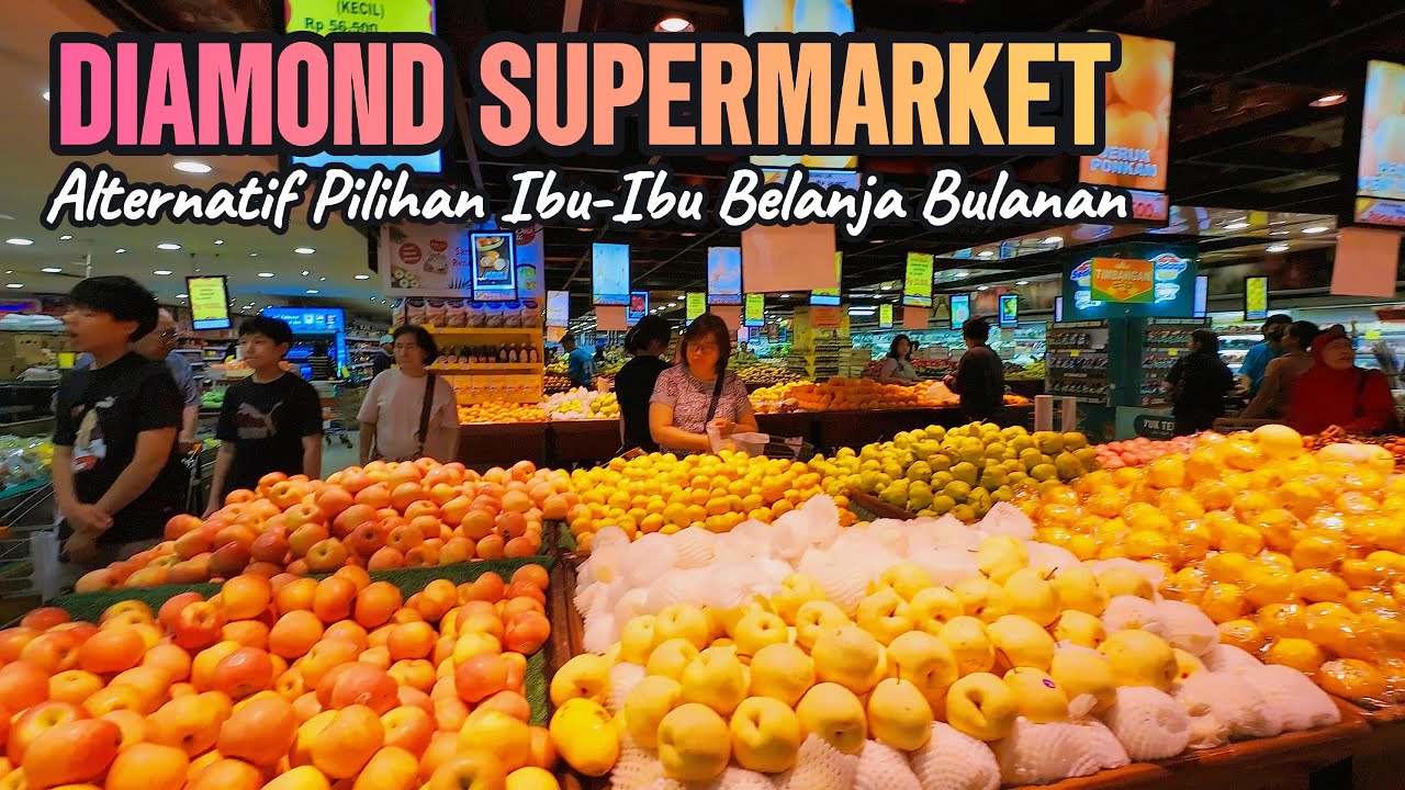 CEK ISI DIAMOND SUPERMARKET DI LANTAI BASEMENT MALL ARTHA GADING ...