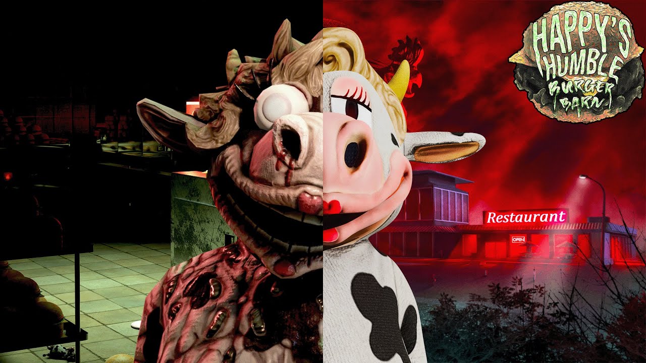 100%-ing a Burger Horror Game - YouTube