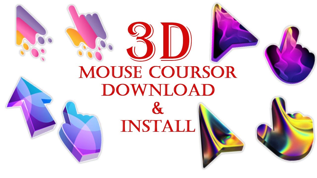 How to use 3d mouse cursor on windows 10 and 8.1, 7 - YouTube