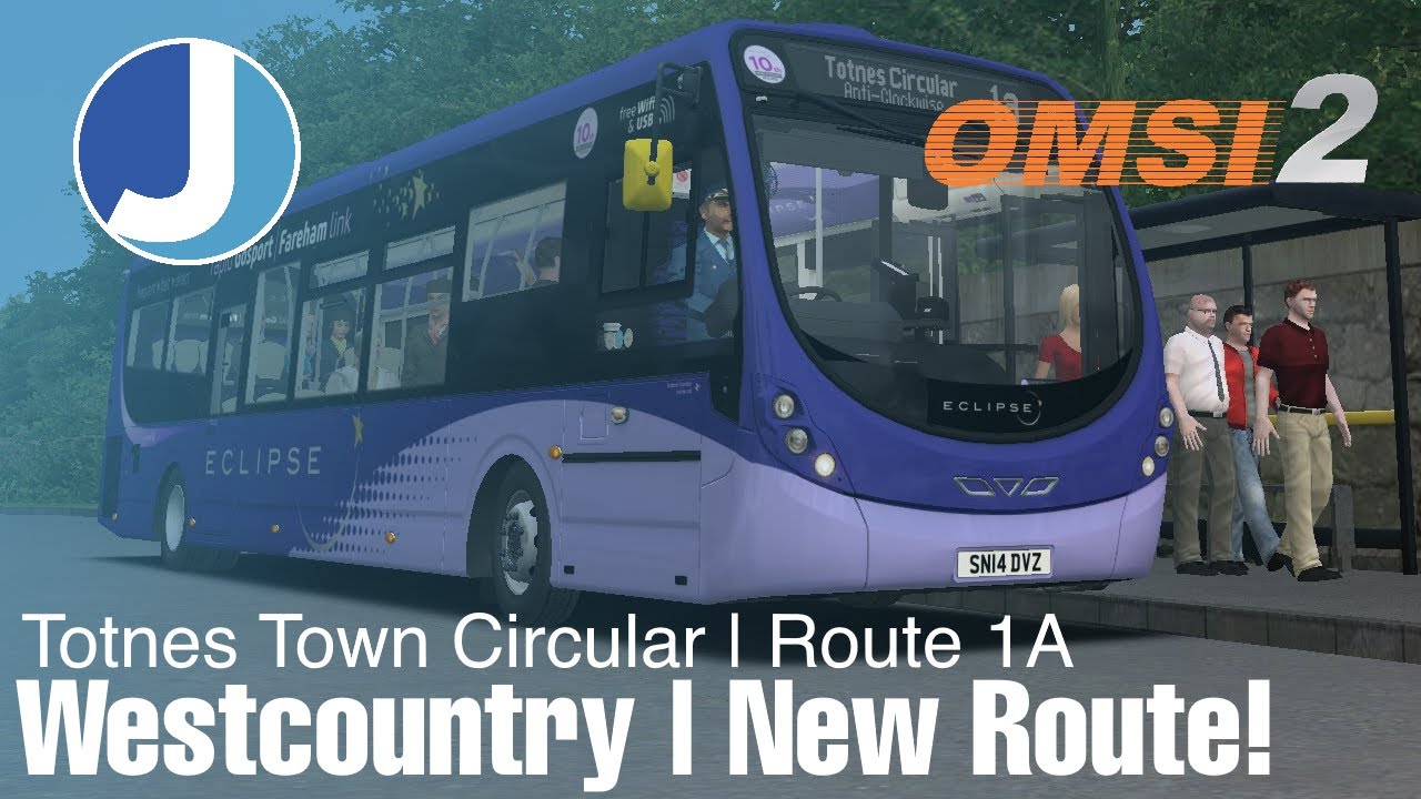 OMSI 2 | Westcountry 3 | Brand New Route | 1A Totnes Town Circular ...