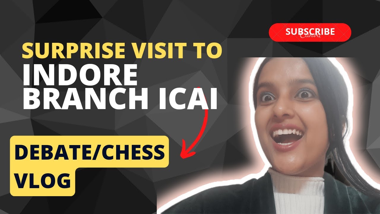 Surprise visit to Indore Branch ICAI| Branch Level Debate Competition ...