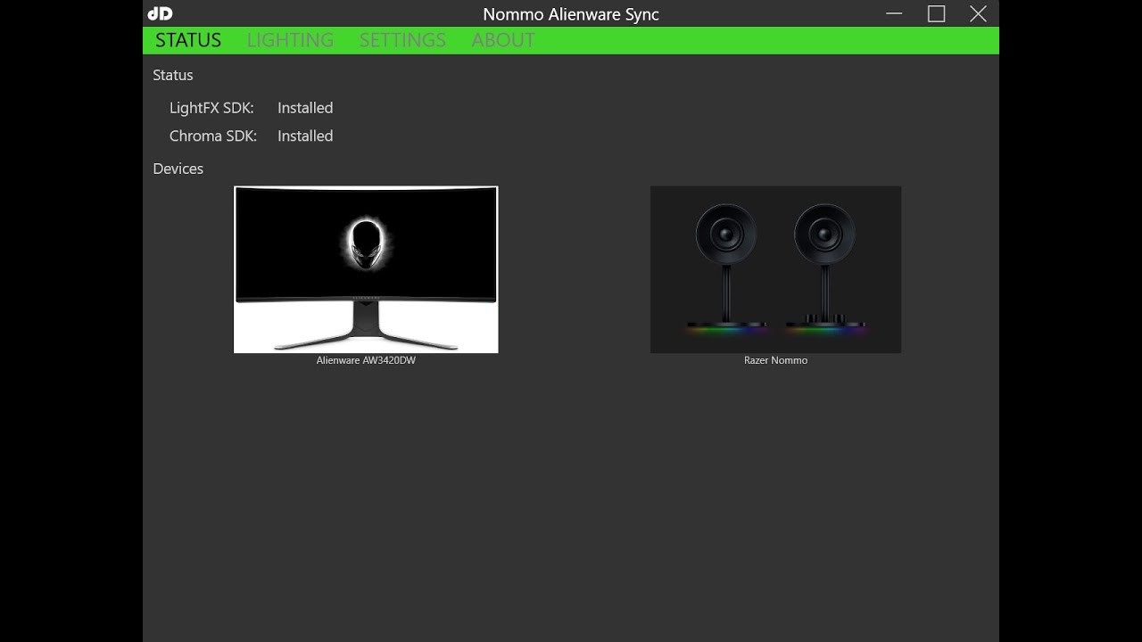 Alienware/Razer Nommo Chroma RGB Sync - YouTube