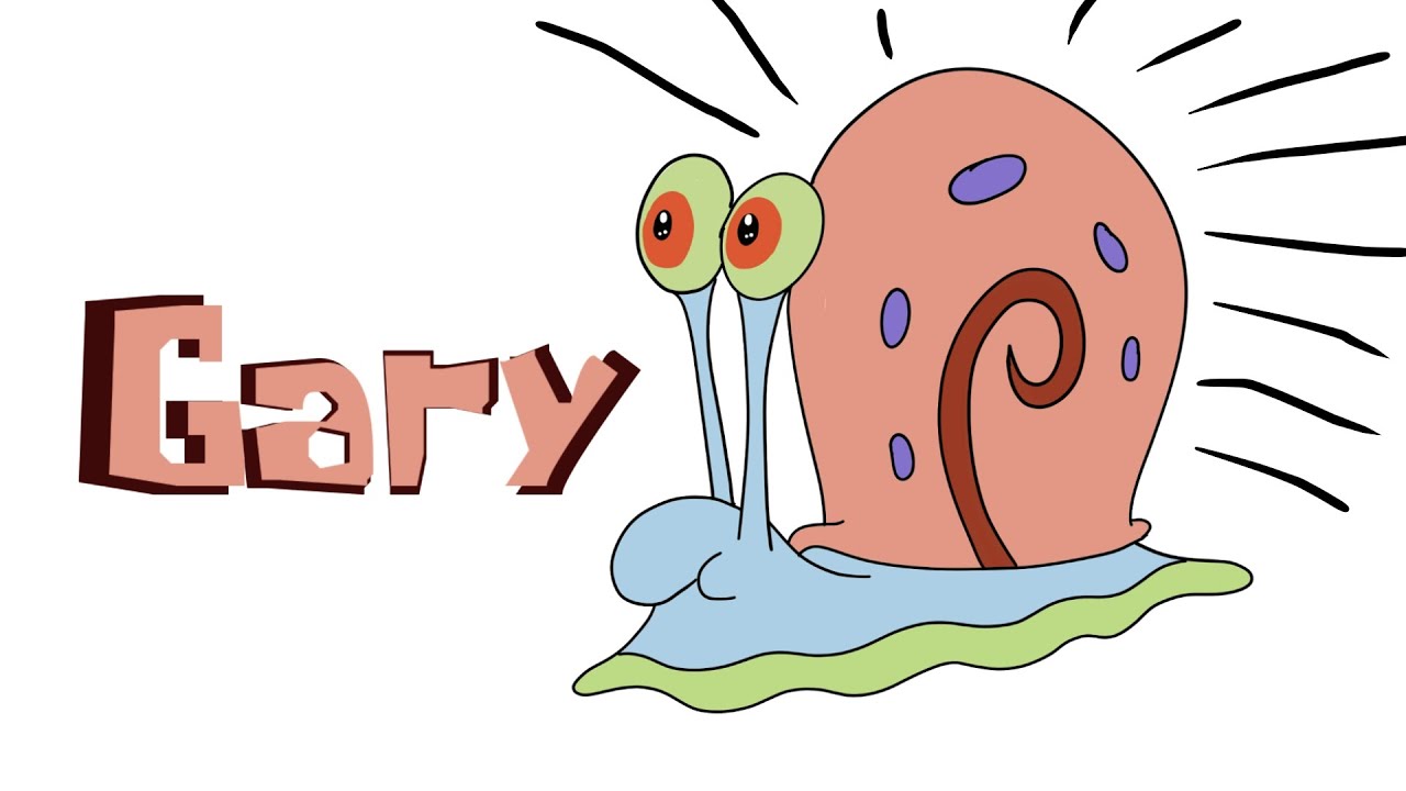 let's draw Gary | Spongebob Squarepants #spongebobsquarepants - YouTube