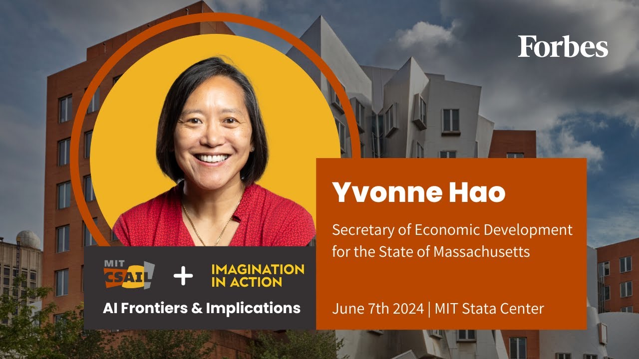 Welcome Remarks to AI Startups by MA Secretary of Economic Development | Yvonne Hao | MIT 2024 ...