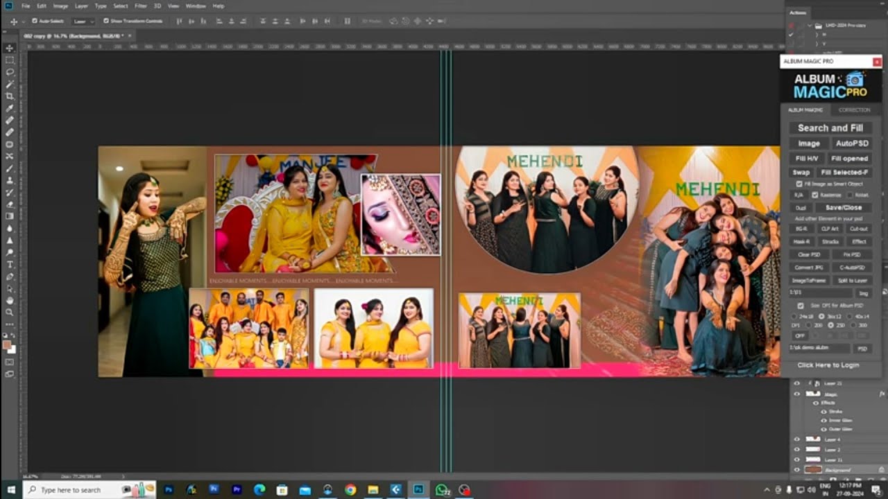 Super Fast Wedding Album Design with album magic pro album design ...