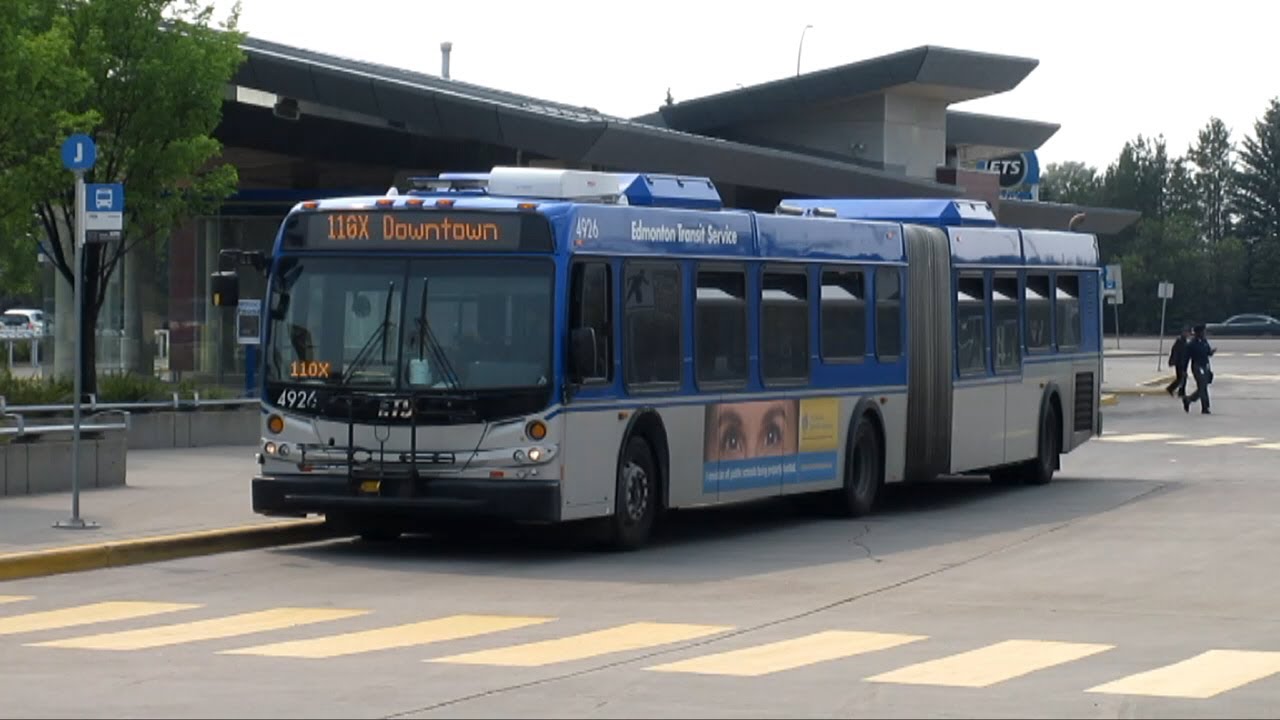 Edmonton Transit Service 2011 New Flyer D60LFR - 4926 - YouTube