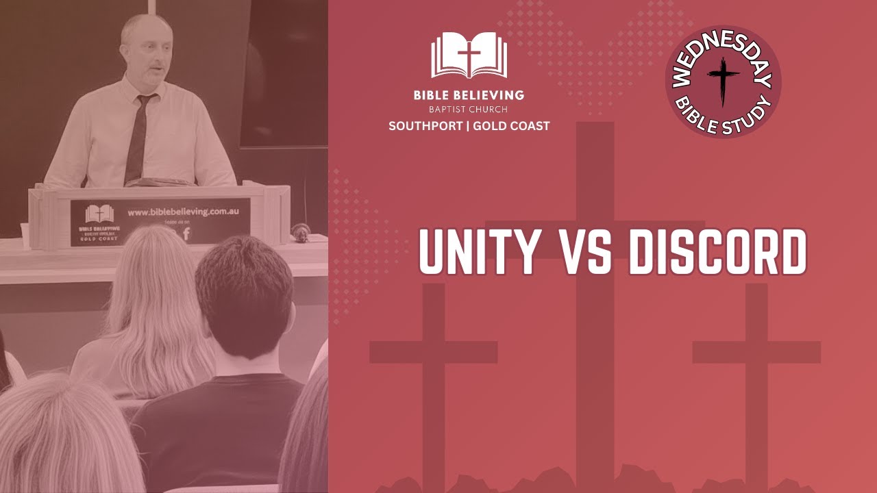 UNITY VS DISCORD | Bible Study - YouTube