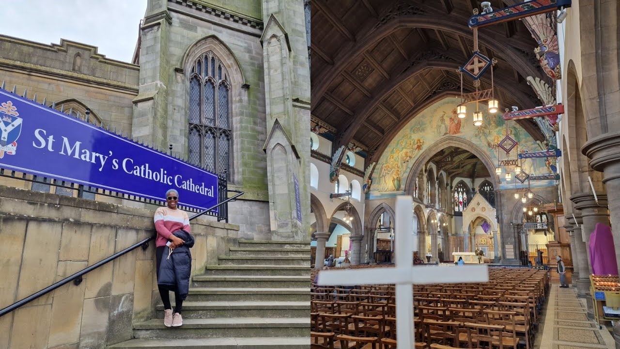 ST MARY'S CATHOLIC CATHEDRAL EDINBURGH, SCOTLAND. MAGNIFICENT BUILDING ...