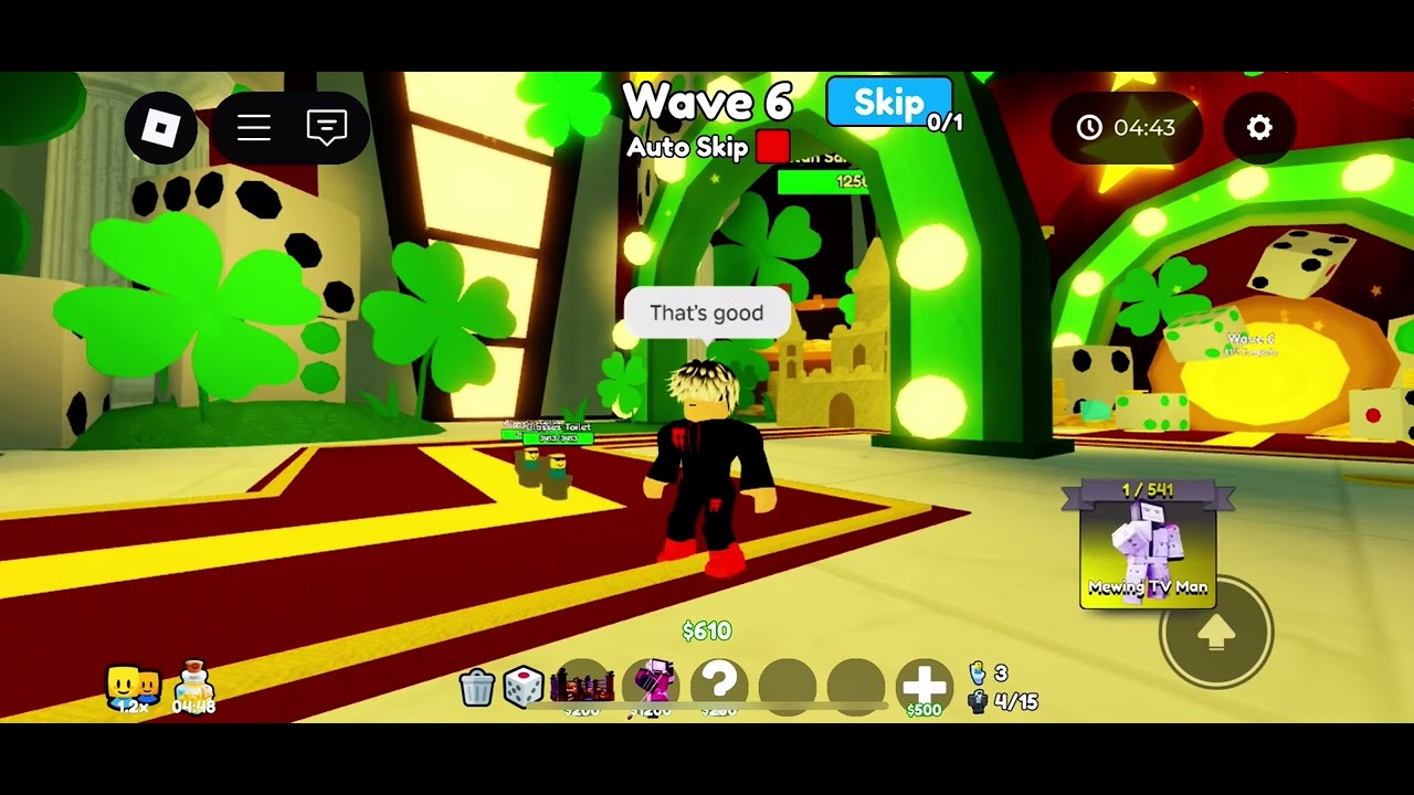 Me and my brother playing the new update of toilet tower defence (RNG ...