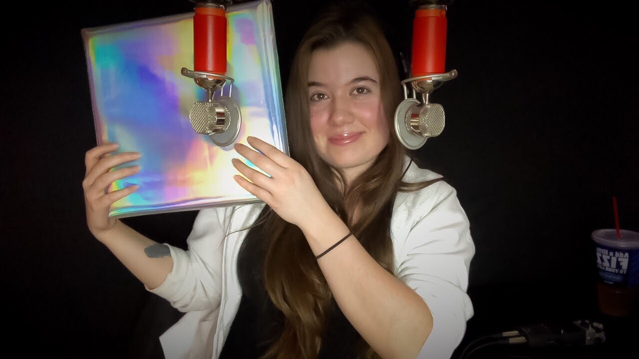 ASMR Shiny Triggers~Tapping, Scratching, and Up Close Whispering - YouTube