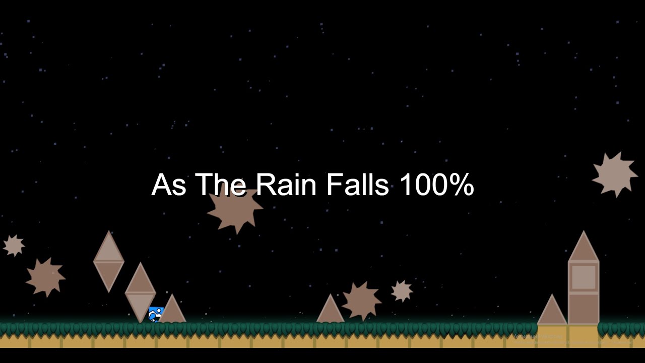 As The Rain Falls 100% (Extreme Plat Demon) By froztbytegd [Geometry ...
