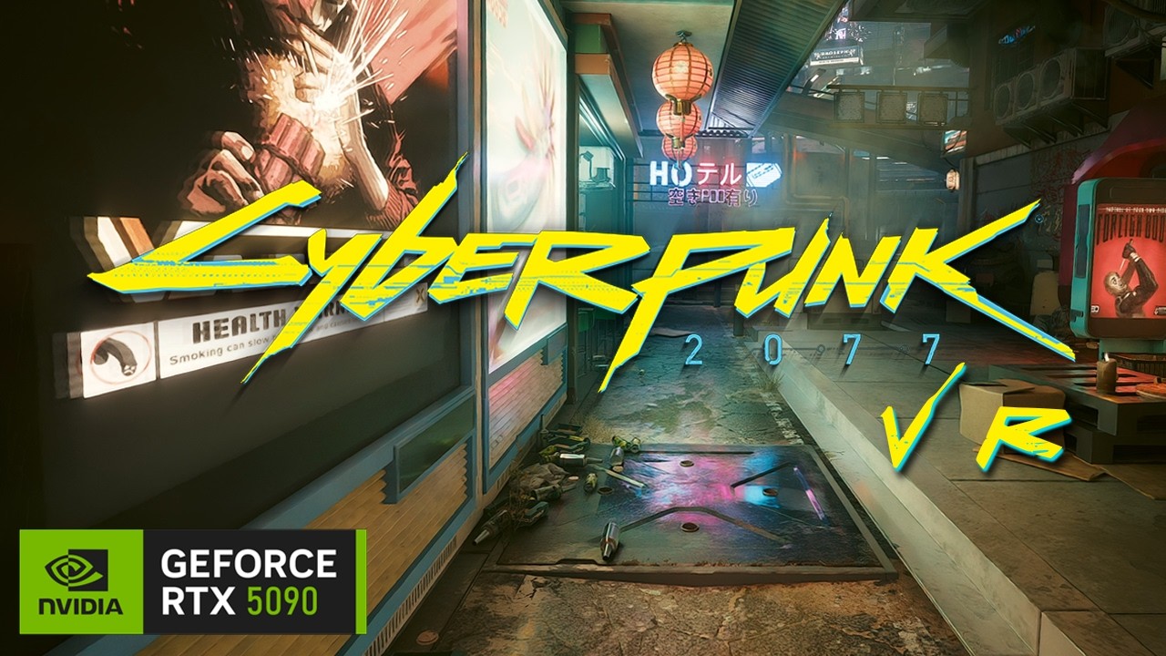 Cyberpunk 2077 VR | Max Settings - RTX 5090 | Path Tracing vs Ray ...