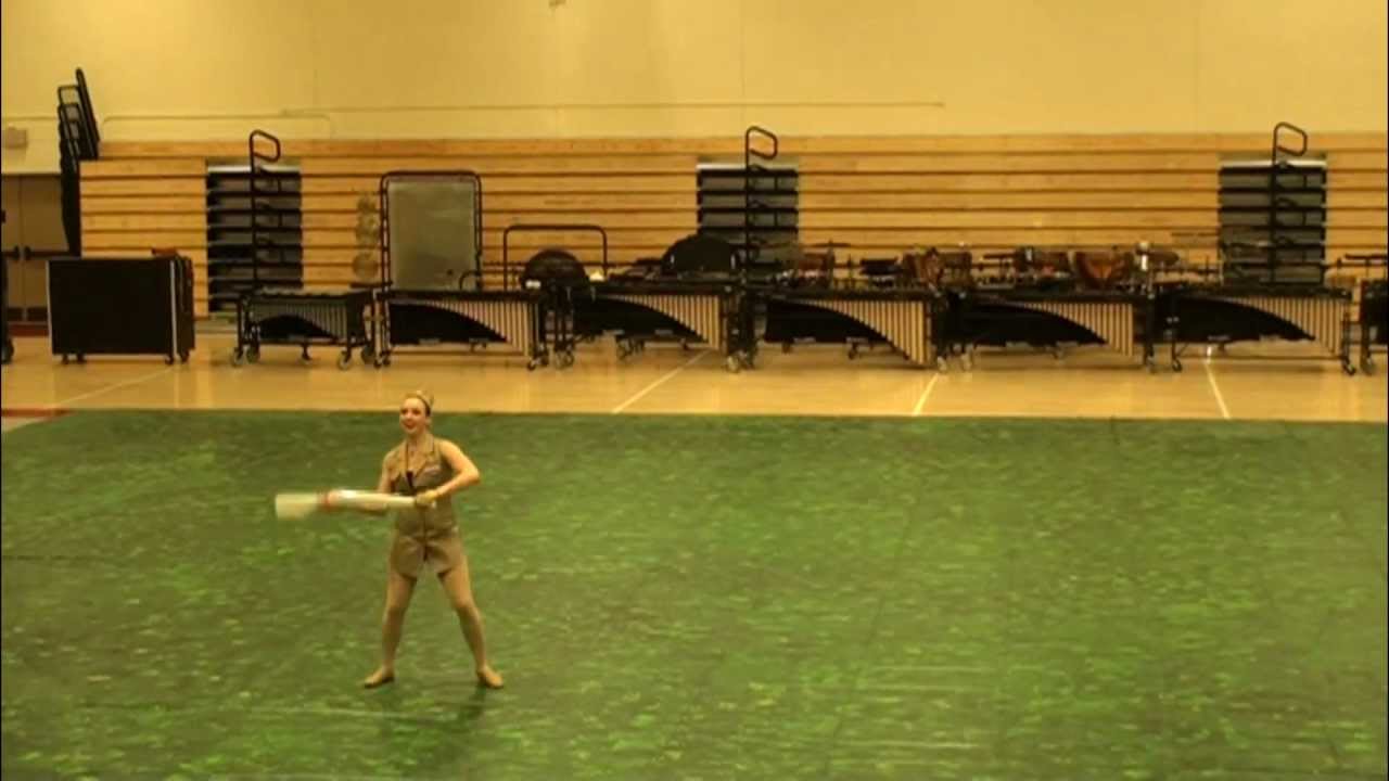 Tough Lover Color Guard Rifle Solo - YouTube