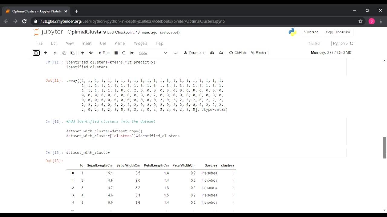Predict the optimal number of clusters using unsupervised ML - YouTube