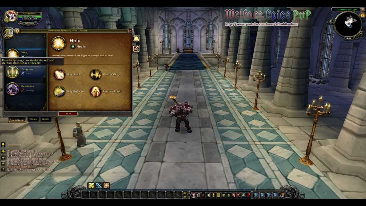WoW MoP: Protection Paladin Talent Spec - YouTube