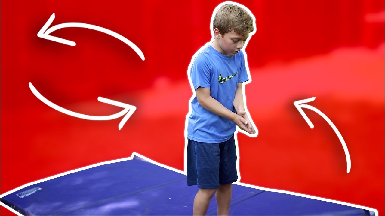 8 YEAR OLD SIDE FLIP AND CODY (backflip off stomach) - YouTube