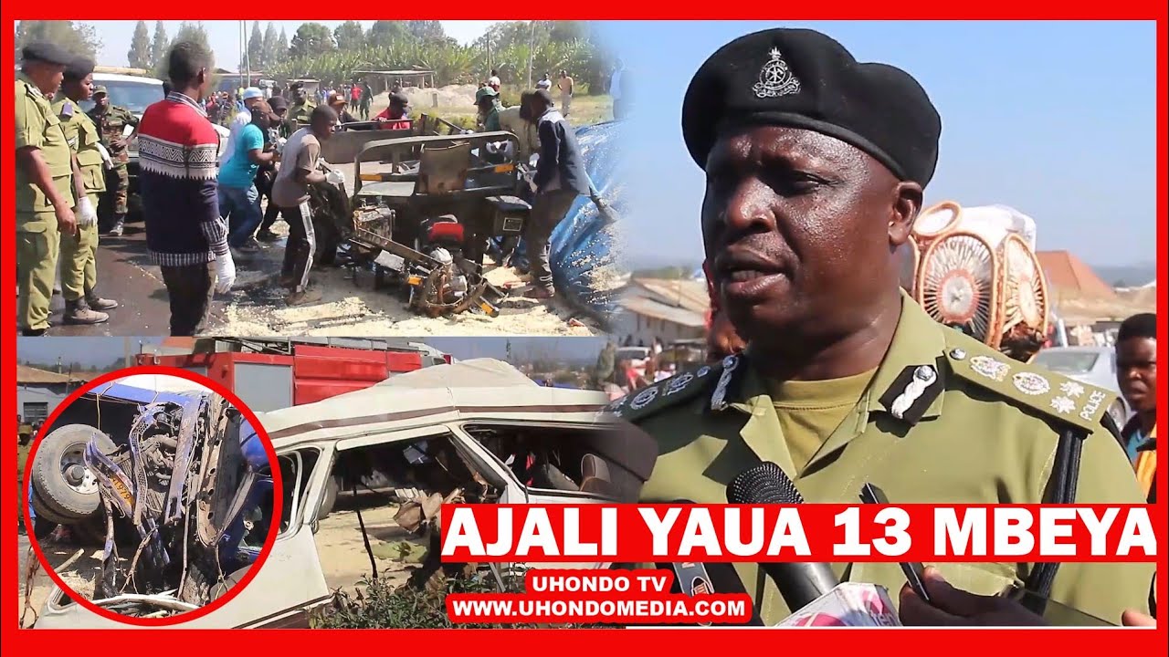 AJALI YAUA WATU 13 NA KUJERUHI 18 MBEYA - YouTube