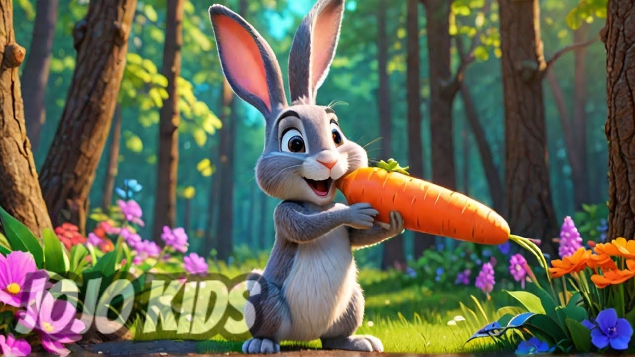 लालची खरगोश हिन्दी कहानी Greedy Rabbit Hindi Story 3D Animated Kids ...