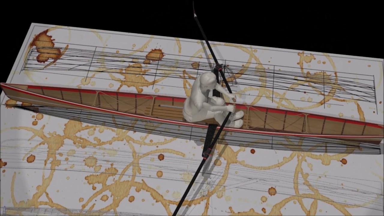 lapstrake sliding seat rowing shell - YouTube