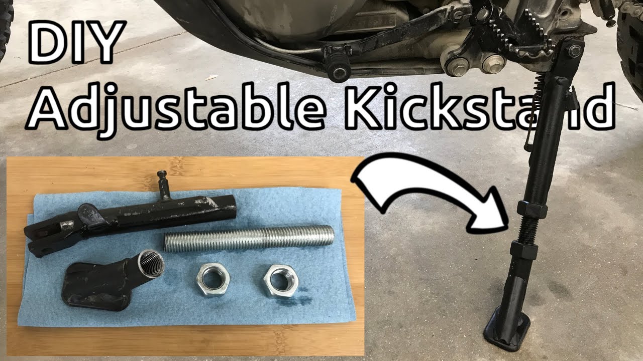 DIY Adjustable Kickstand for the Suzuki DR650 (and possibly other ...