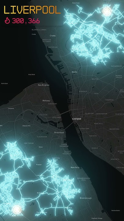 Pathfinding On Real Maps Explore Liverpool Liverpool Mapvisualization Algorithm Pathfinding