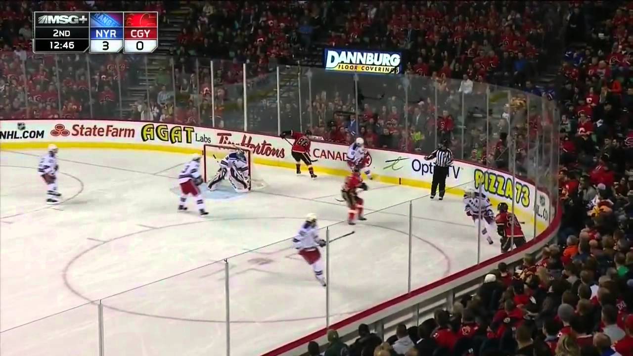 NHL 2014 12 16 New York Rangers vs. Calgary Flames - YouTube