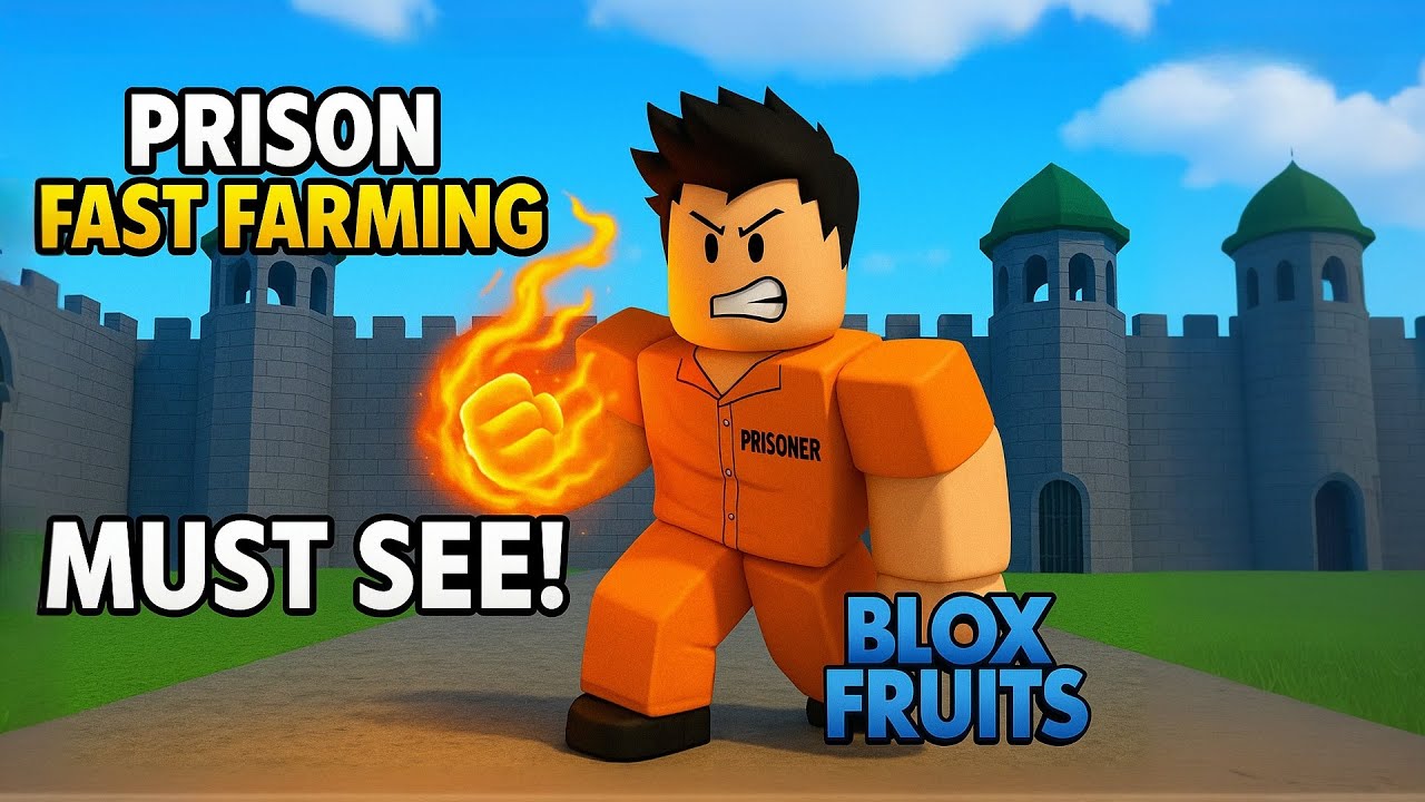 Prison Fast Farming Must See! Blox Fruits - YouTube