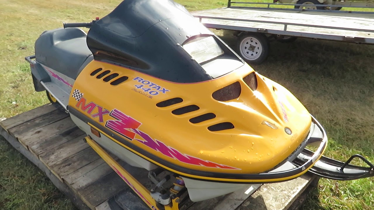 1994 MXZ 440 SLED - YouTube