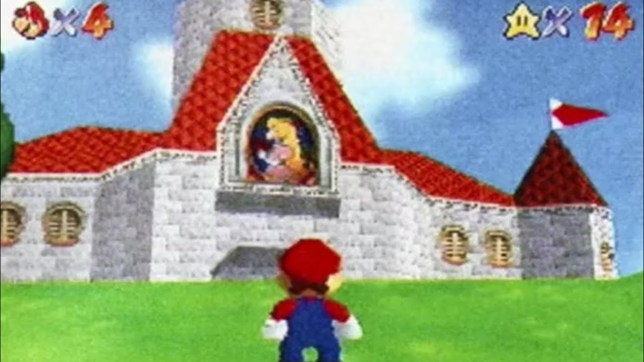 Super Mario 64 Beta outside - YouTube