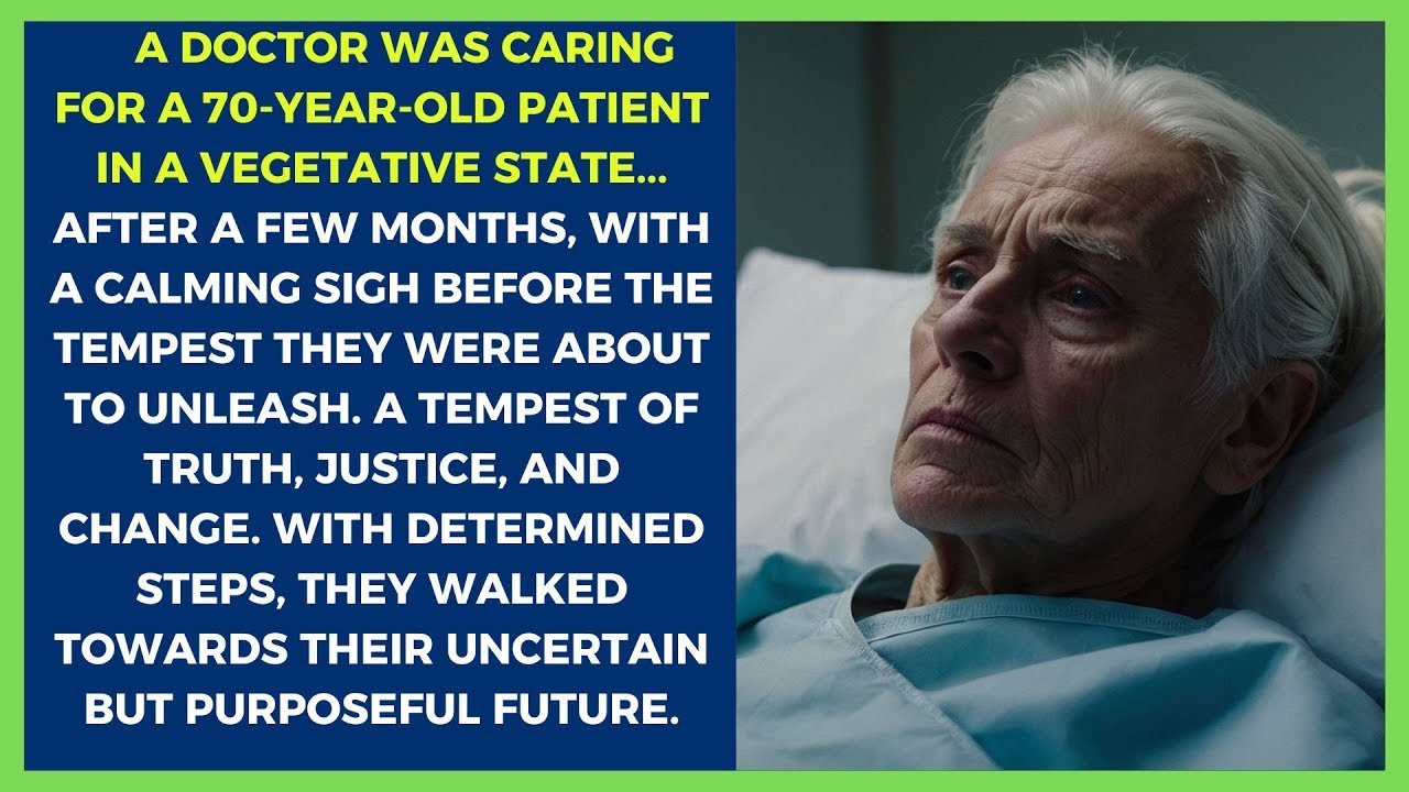 A DOCTOR WAS CARING FOR A VEGETATIVE STATE PATIENT... AFTER A FEW ...
