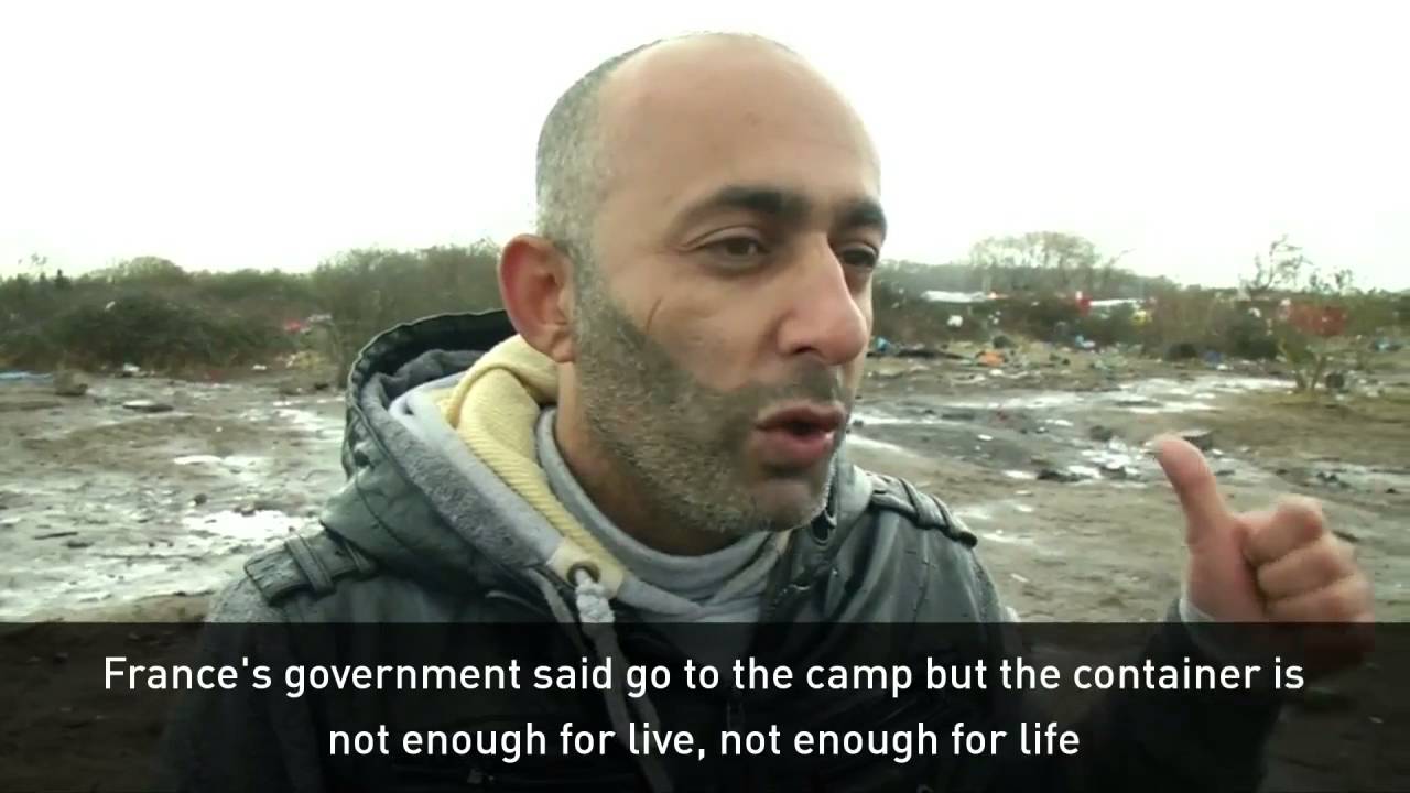 Migrants Sew Lips Shut In Protest At Calais 'Jungle' Camp - YouTube