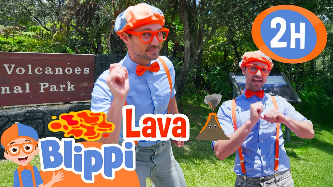 🔥Blippi's Volcano LAVA Adventure | Blippi | NEW Superhero Cartoon for ...
